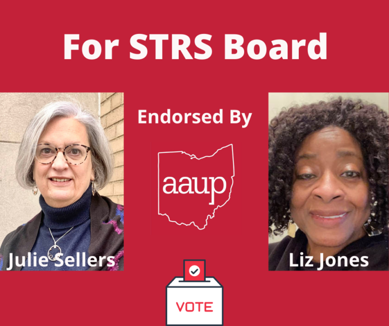 Vote Jones, Sellers for STRS Board